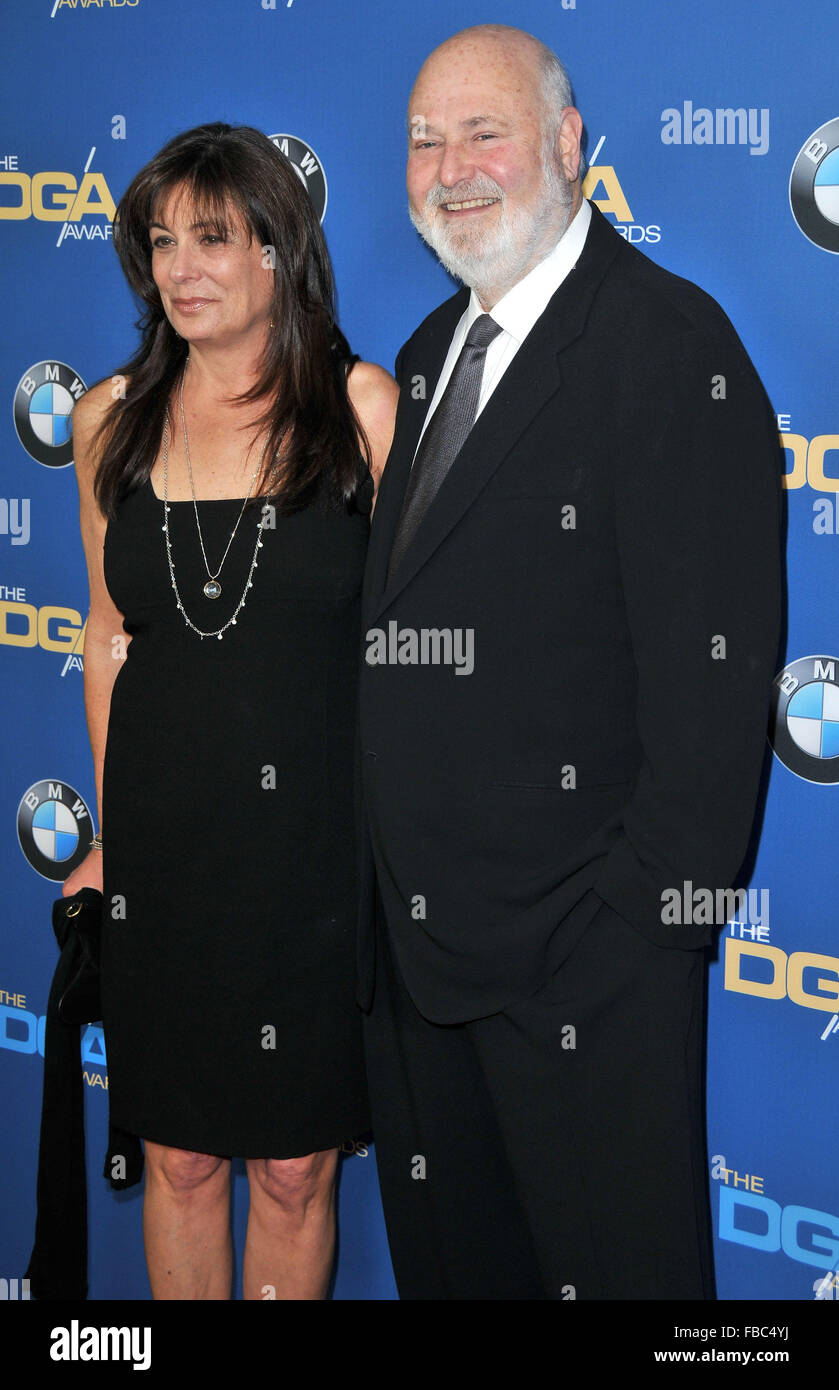 Los Angeles, USA. 250114. Rob Reiner and Michelle Singer at the 66th ...