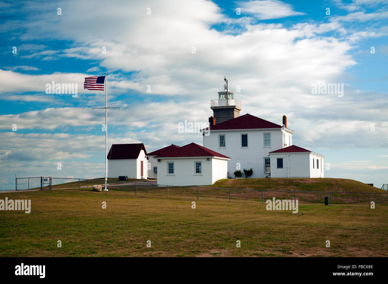 Watch Hill lighthouse is one of the earliest lighthouses, built during ...