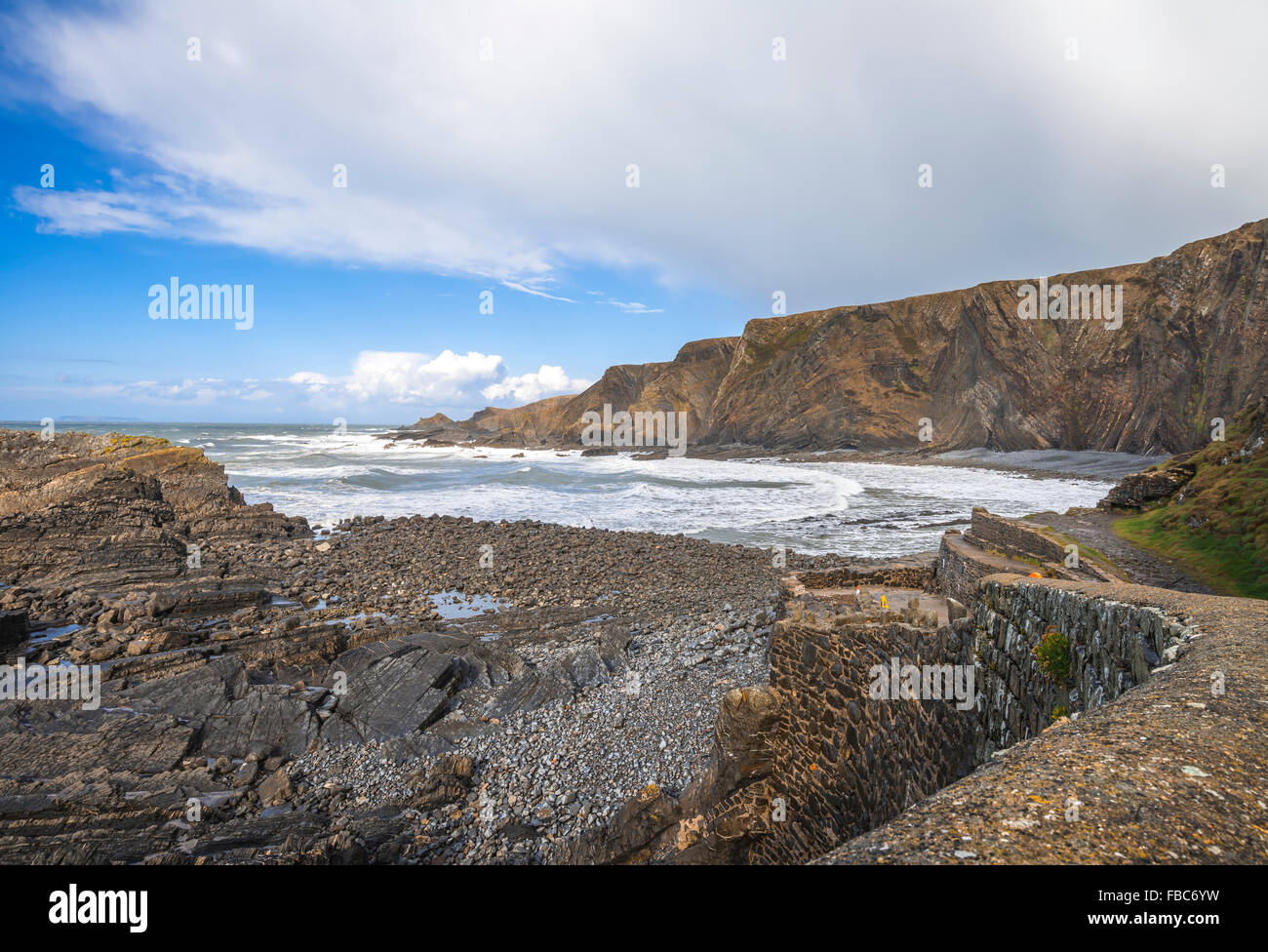 Hartland quay swimming hi-res stock photography and images - Alamy