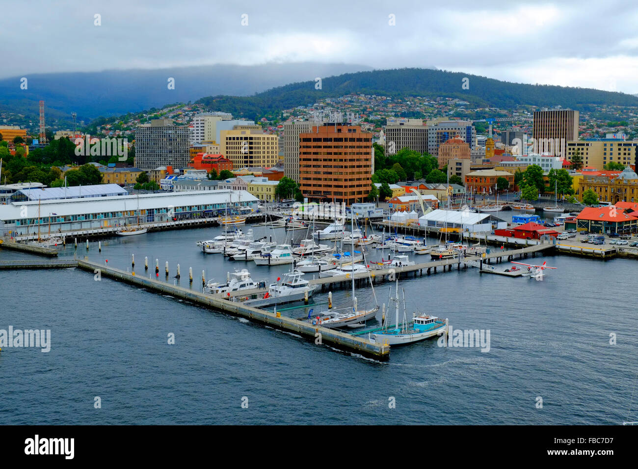 Hobart Tasmania Harbour Australia River Derwent Stock Photo - Alamy