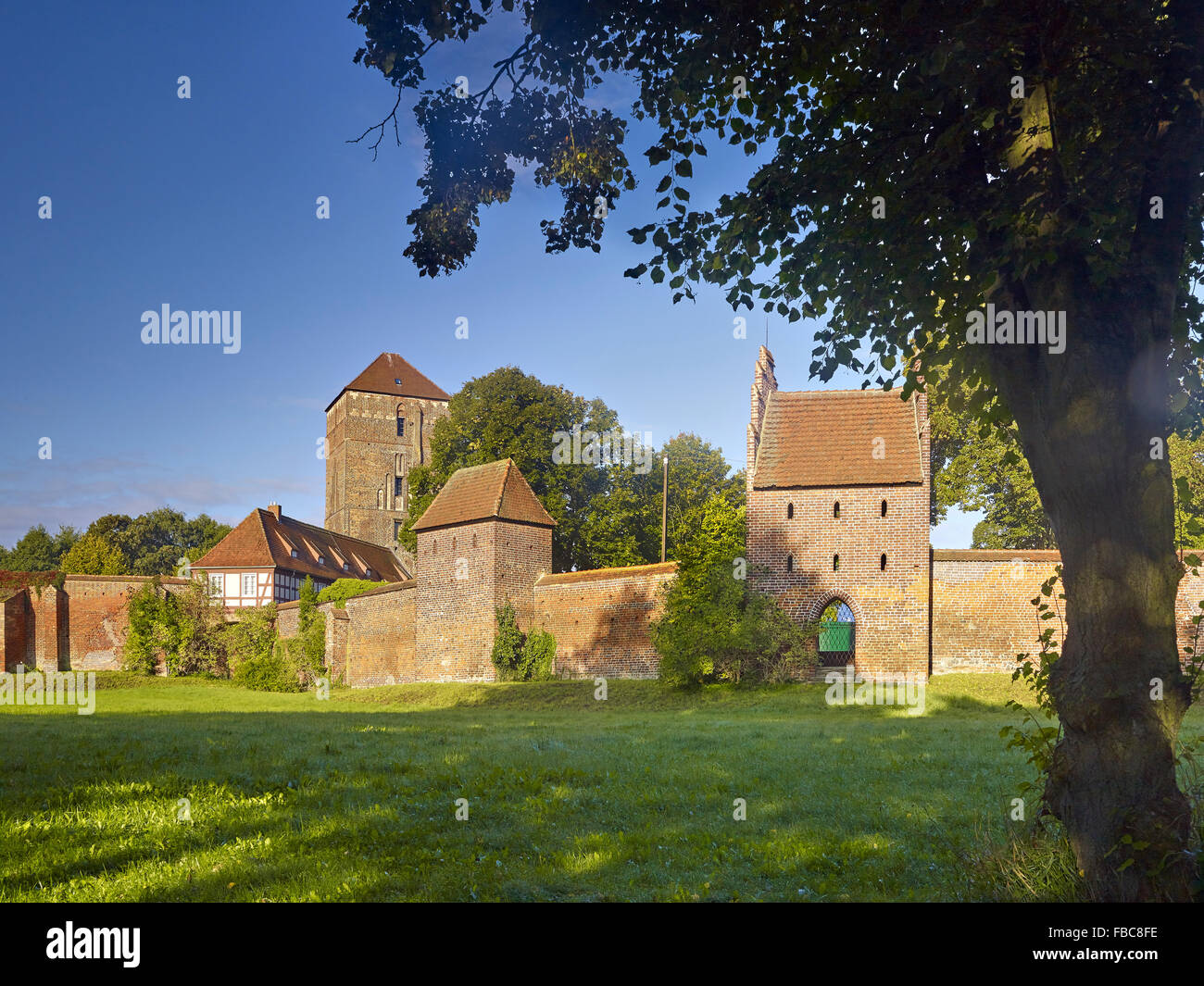 Old Bishops Castle in Wittstock, Dosse, Brandenburg, Germany Stock ...
