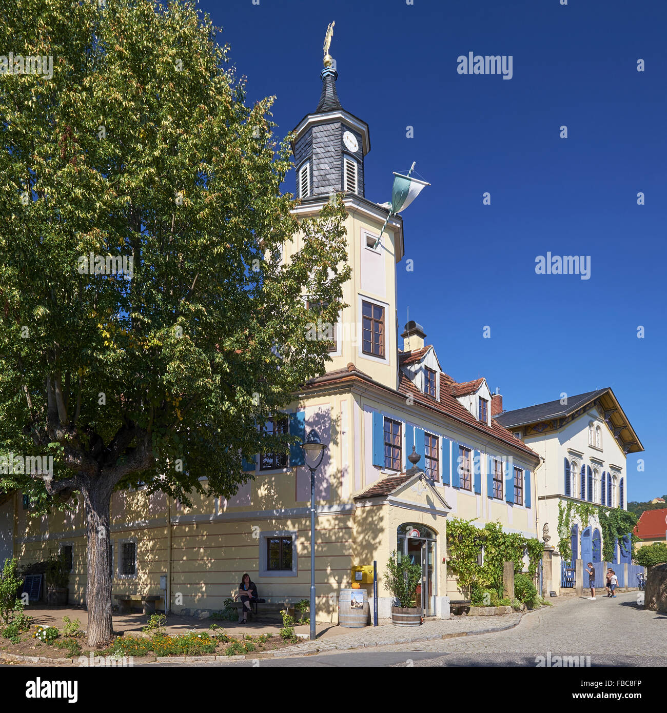Meinhold tower house, Radebeul, Germany Stock Photo - Alamy