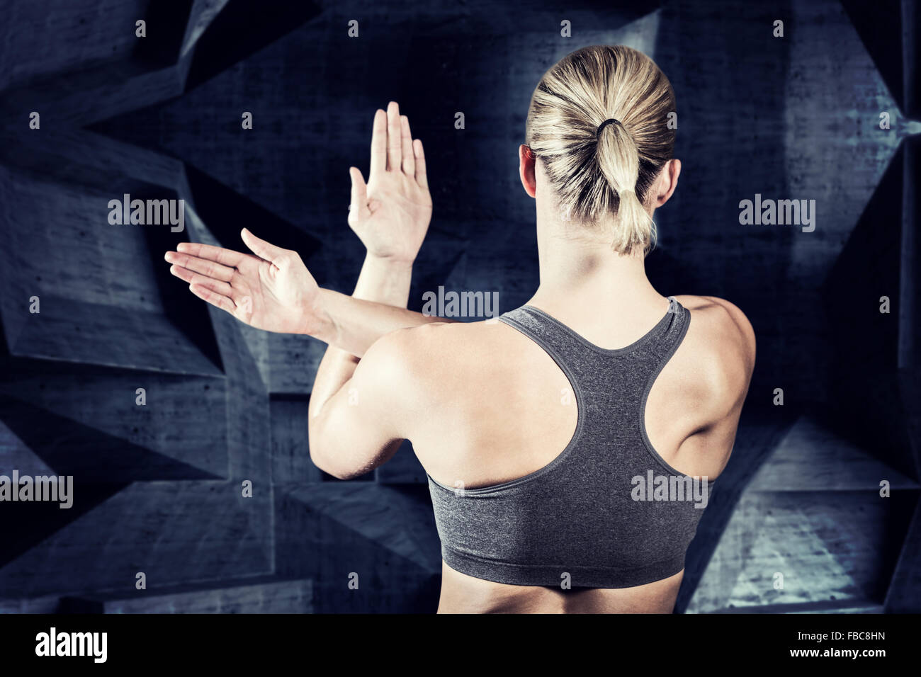 Muscular woman arms crossed hi-res stock photography and images - Alamy