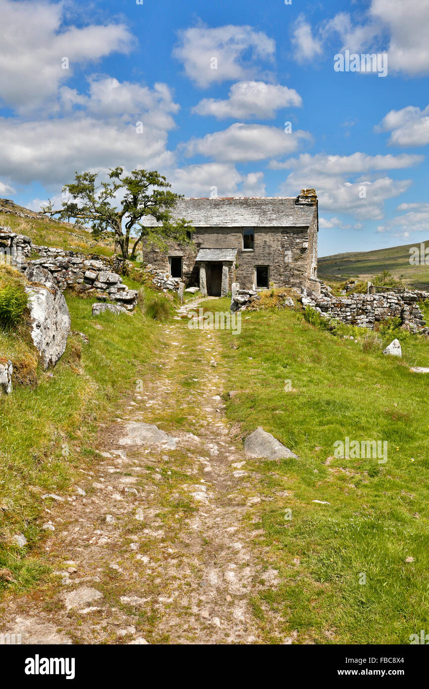Garrow Tor; Old Farmhouse Bodmin Moor; Cornwall; UK Stock Photo - Alamy