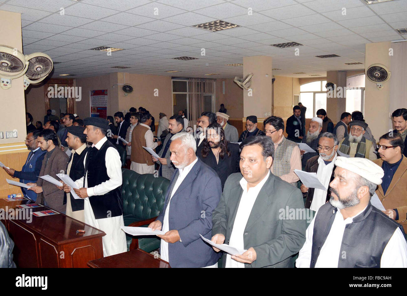 Presiding Officer and Judicial Officer administers oath to members ...