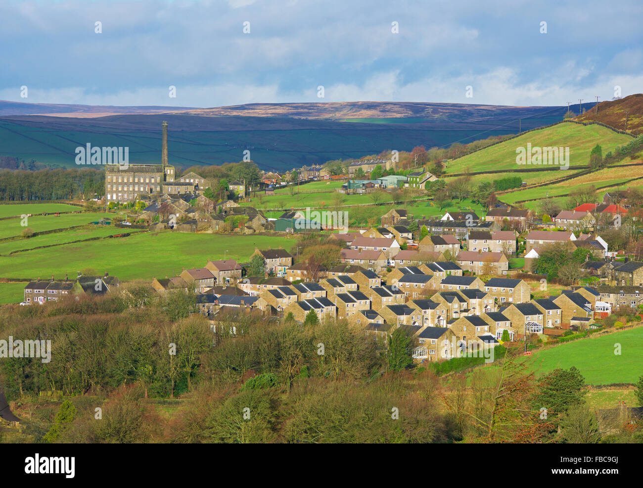 Hebden bridge landscape town hi-res stock photography and images - Alamy