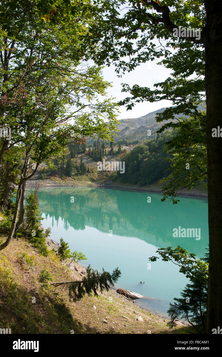 Georgien, Adscharien, Green Lake am Goderdzi Pass Stock Photo - Alamy