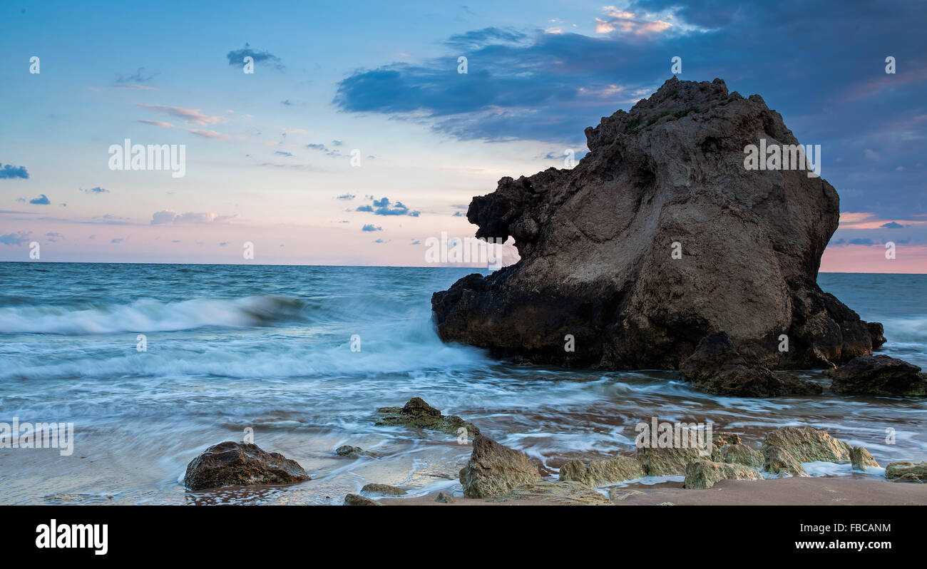 coast of the Sea of Azov Stock Photo - Alamy