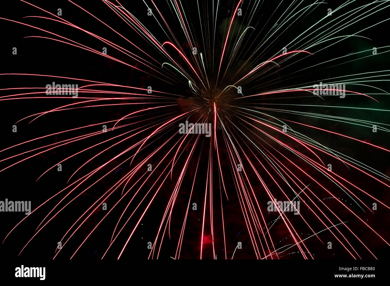 Firework explosion in a dark night Stock Photo - Alamy