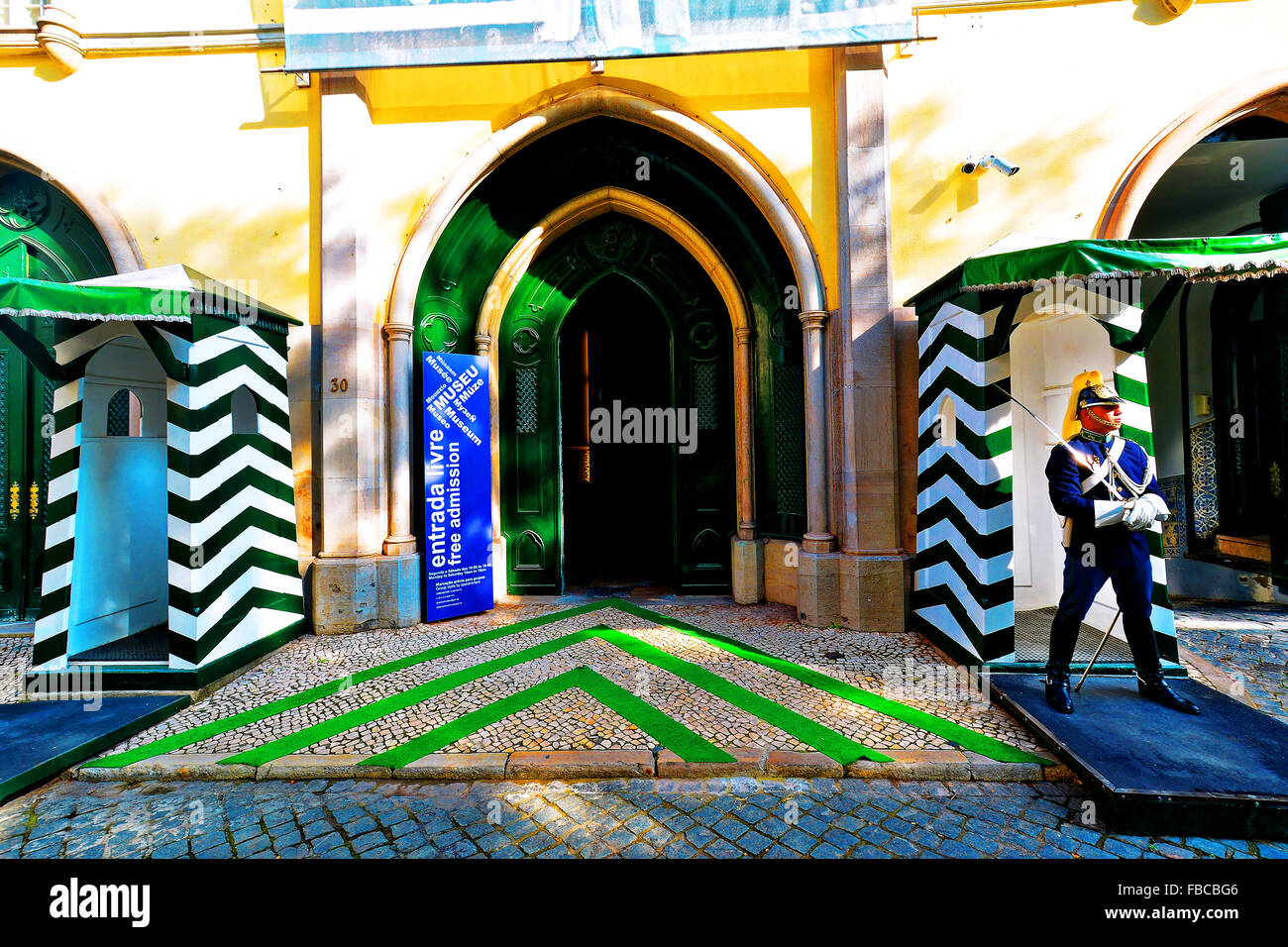 Portugal Lisbon museum guard Stock Photo - Alamy