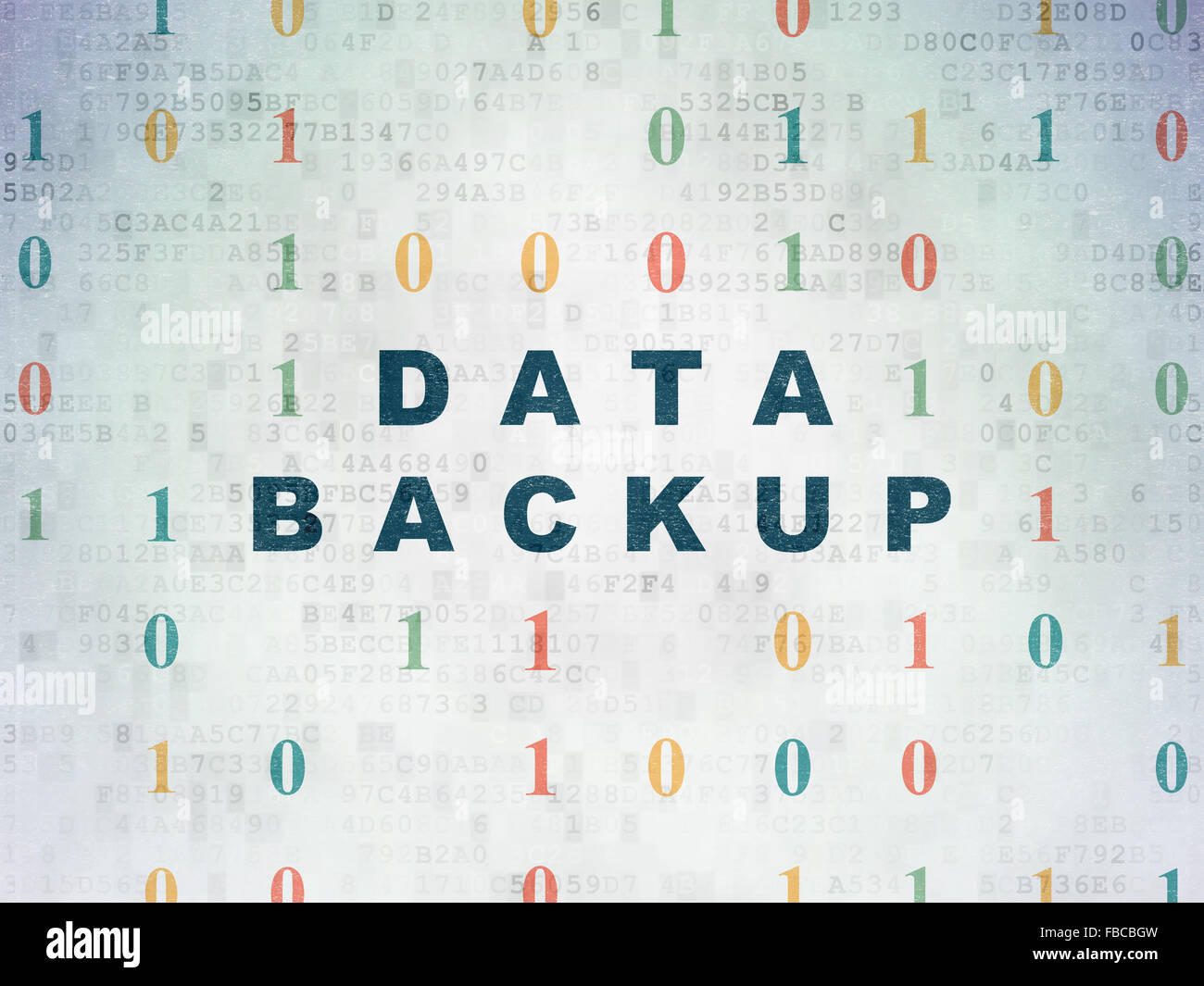 Information concept: Data Backup on Digital Paper background Stock Photo - Alamy