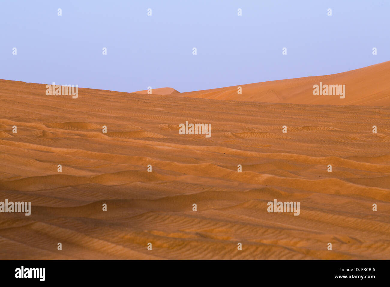 The Red sand of the Pink Rock Desert, Sharjah, Dubai, UAE Stock Photo ...