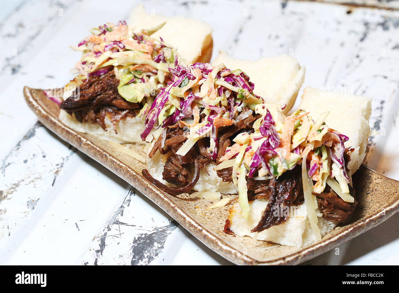St Helena, CA, USA. 9th Jan, 2016. Coffee and Ancho Chili Beef Short ...