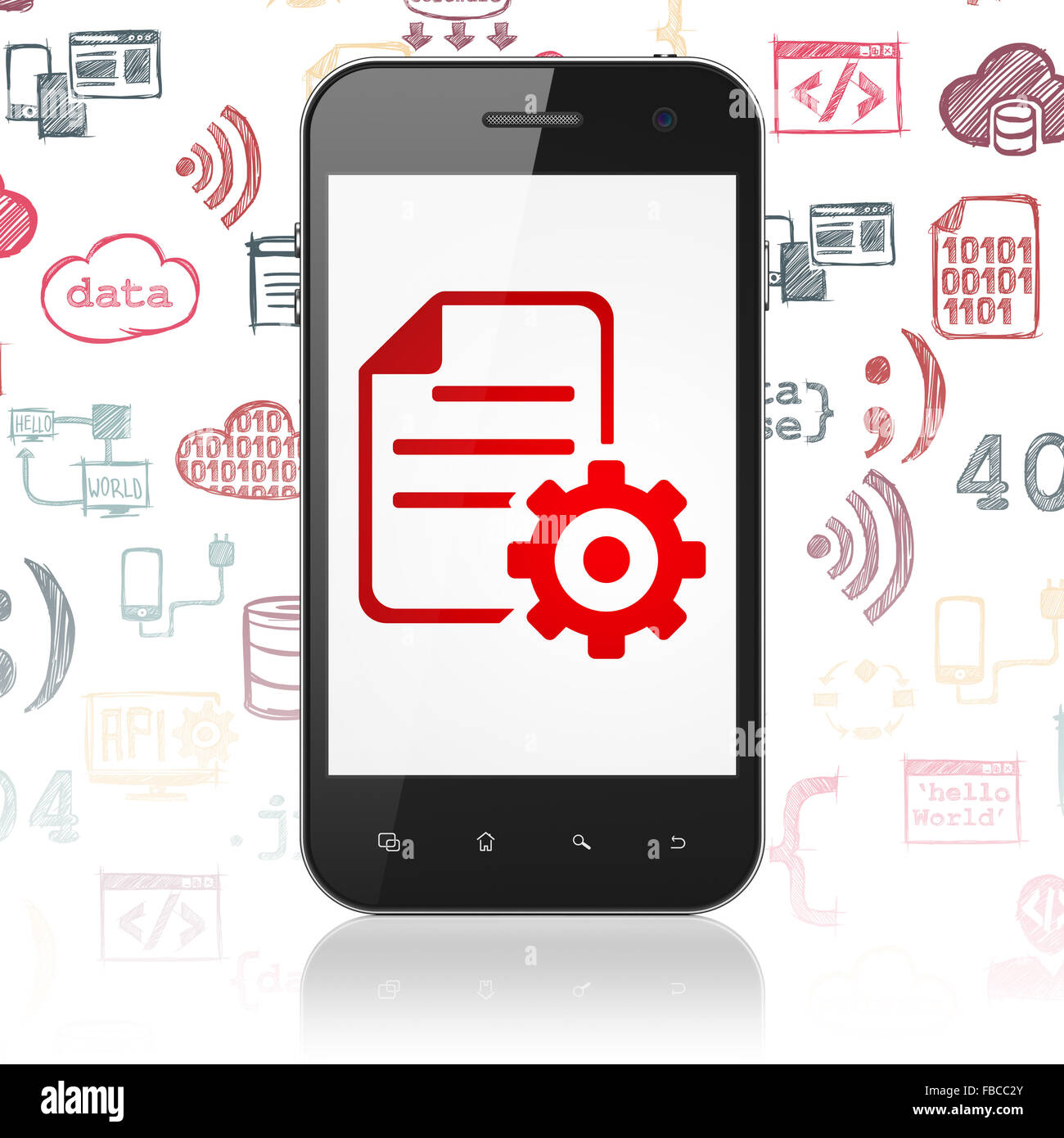 3d paper phone hand hi-res stock photography and images - Alamy