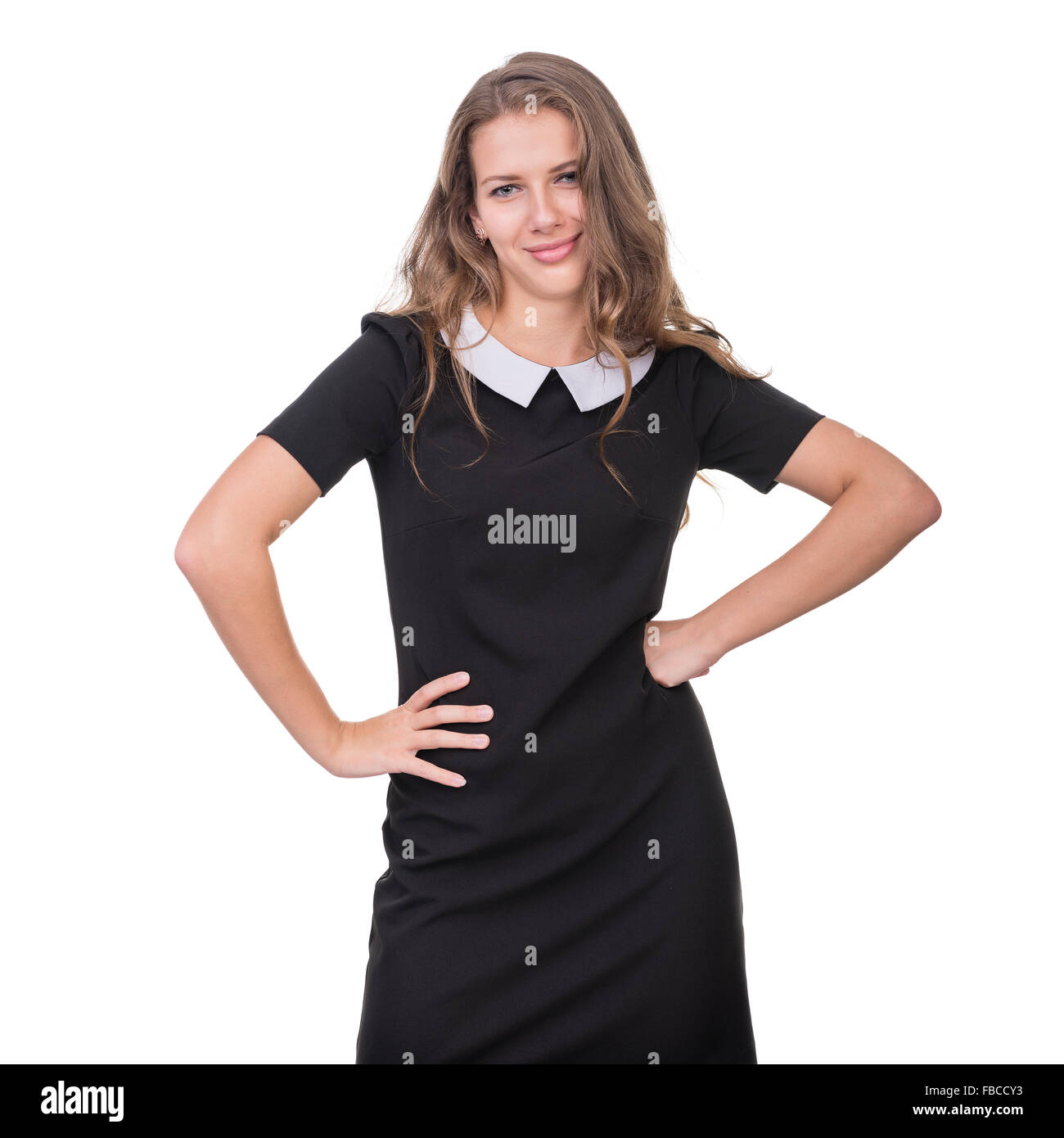 young woman looks skeptical Stock Photo - Alamy