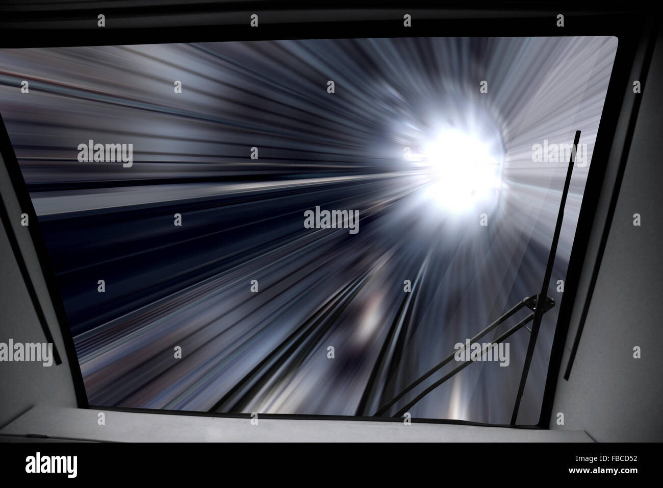 background of the high-speed train with motion blur outdoor Stock Photo ...