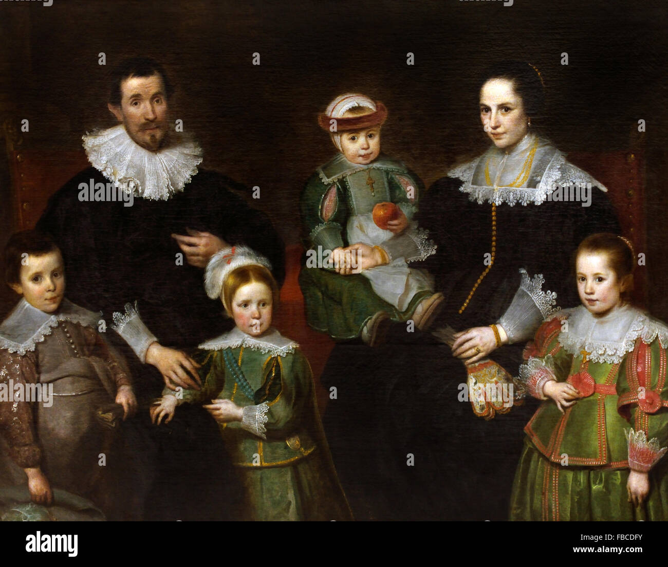 Family Portrait 1630 Cornelis de Vos 1584-1651 Flemish Belgian Belgium ...