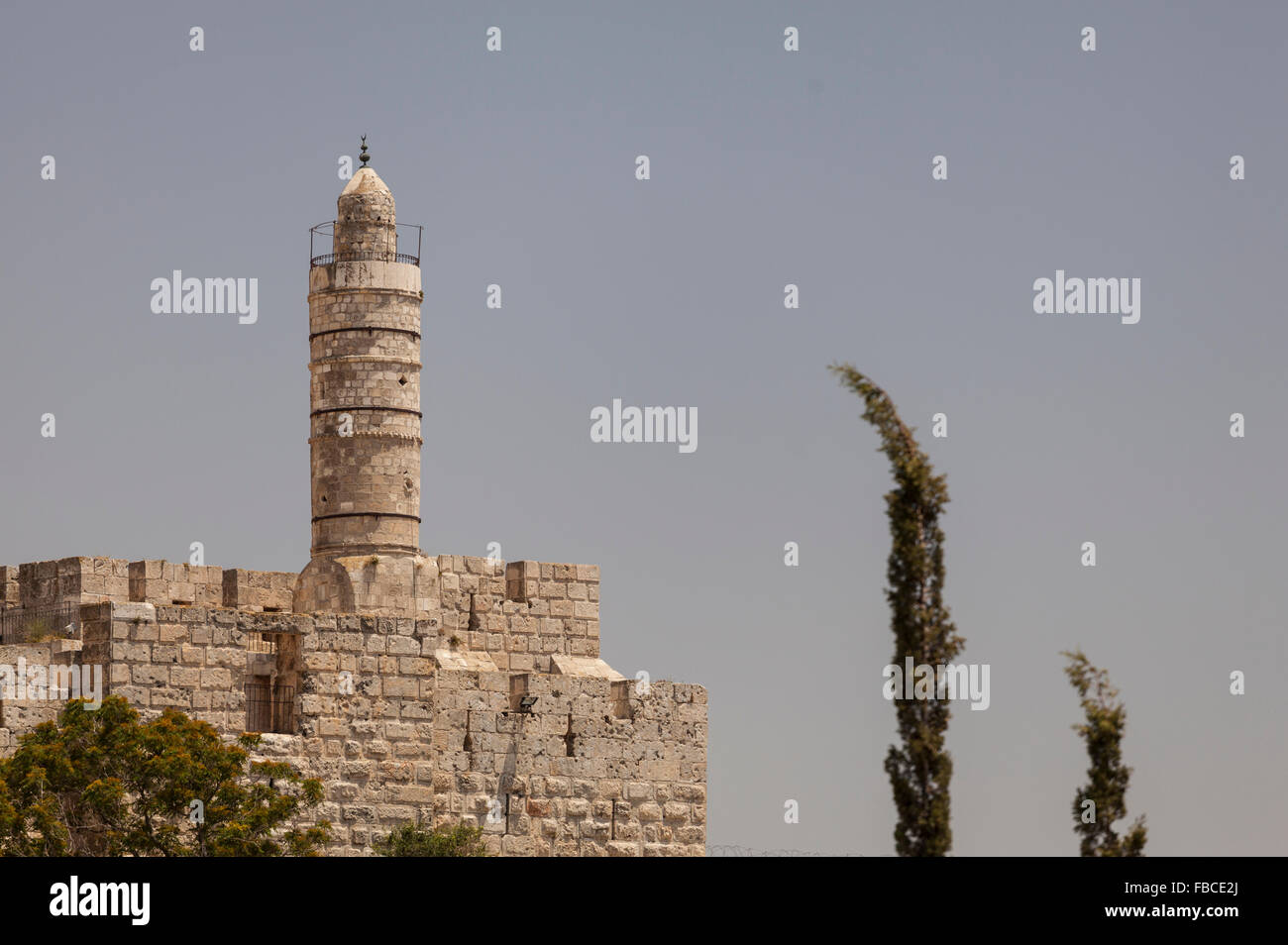 ancient Islamic mosque minaret old city Jerusalem Stock Photo - Alamy