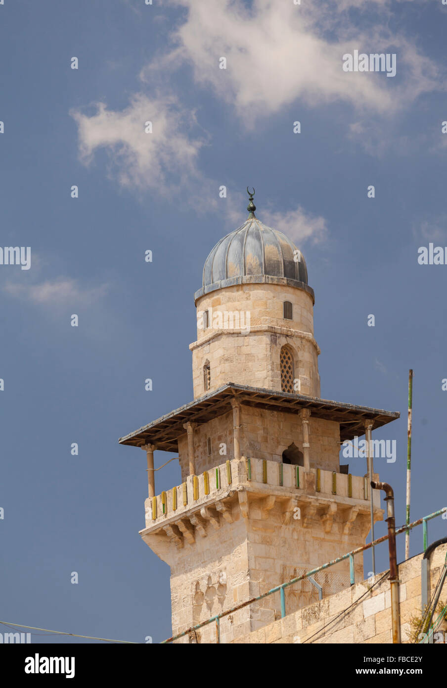 al aqsa mosque minaret jerusalem israel Stock Photo - Alamy