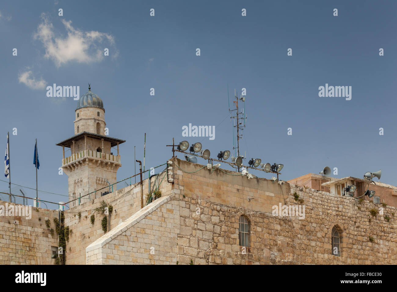 Al aqsa mosque and western wall hi-res stock photography and images - Alamy