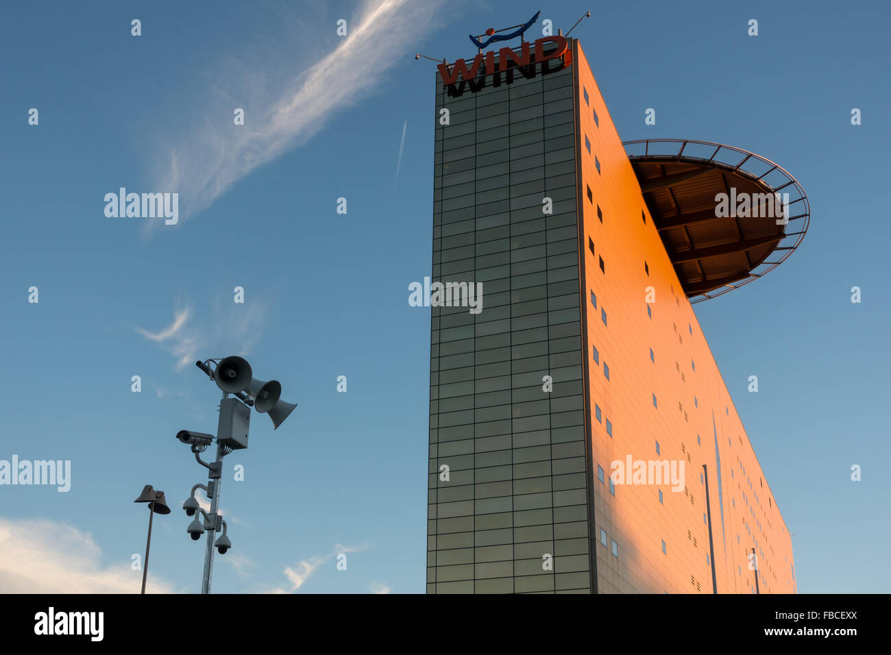 View of the Wind Building in Milan Italy Stock Photo - Alamy