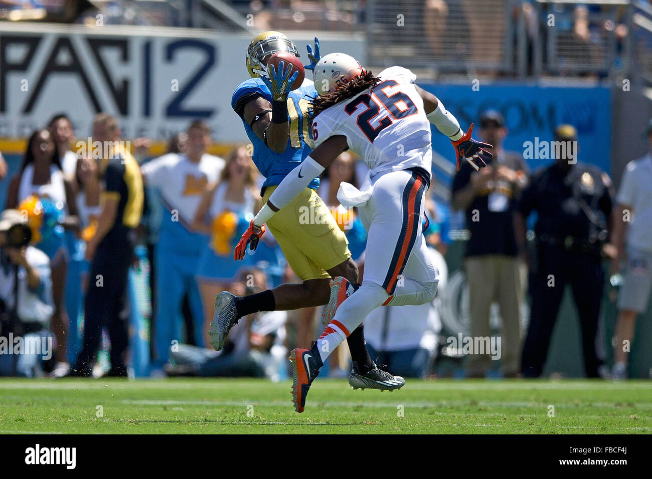 Cornerback Maurice Canady #26 of the Virginia Cavaliers breaks up a ...