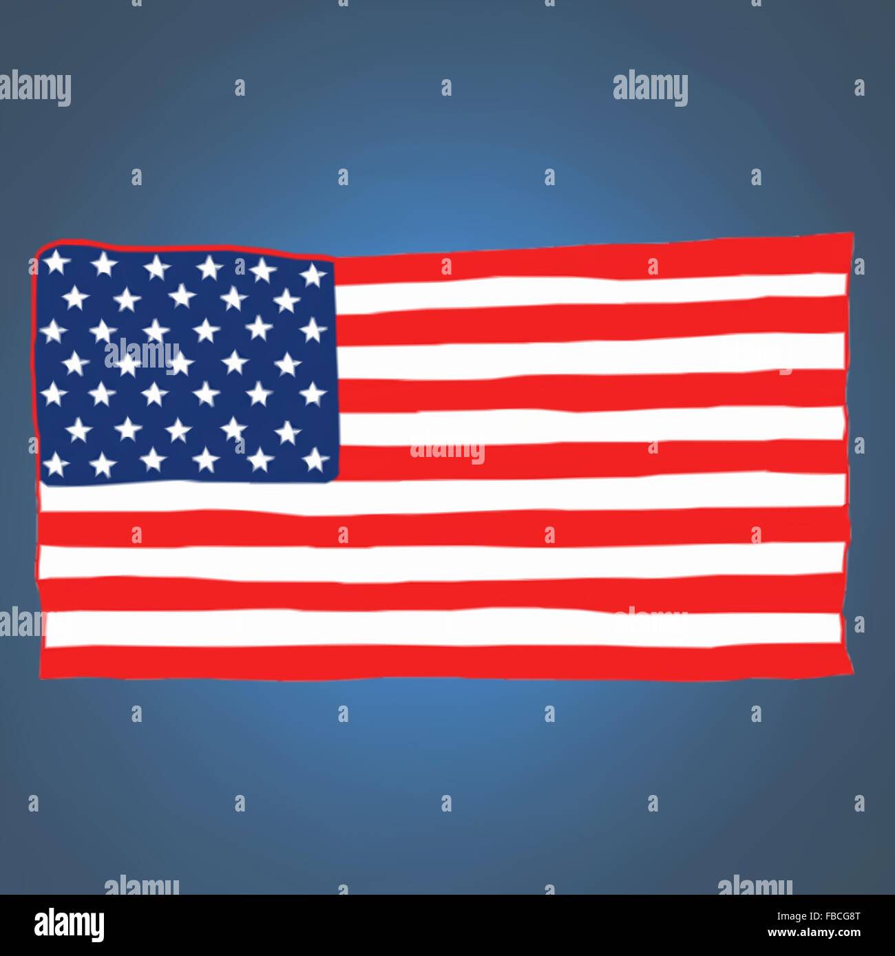 american flag vector USA Stock Vector Image & Art - Alamy