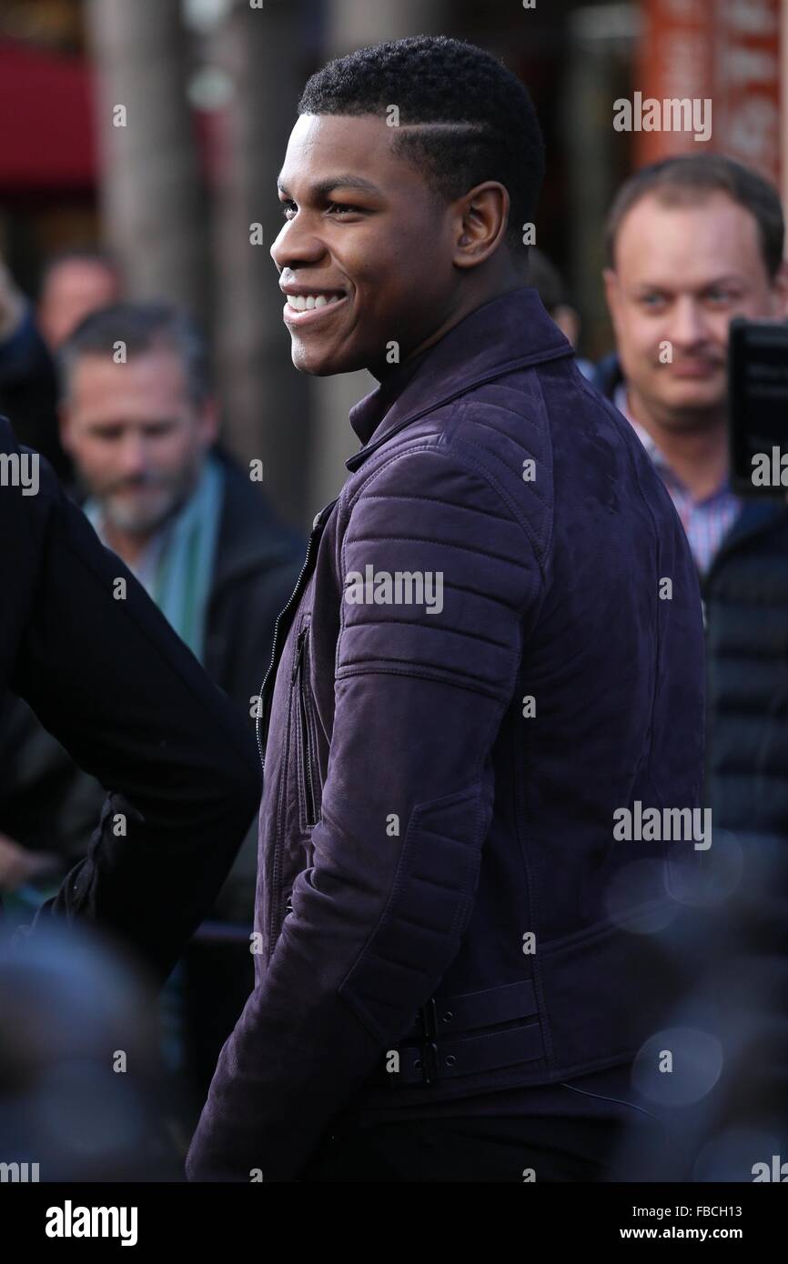 'Star Wars: The Force Awakens' actor John Boyega appears on 'Extra ...