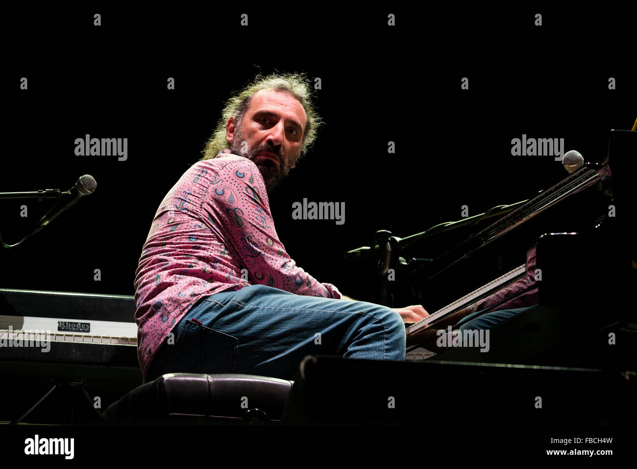 Naples, Italy. 11th Jan, 2016. Stefano Bollani, Italian pianist and ...