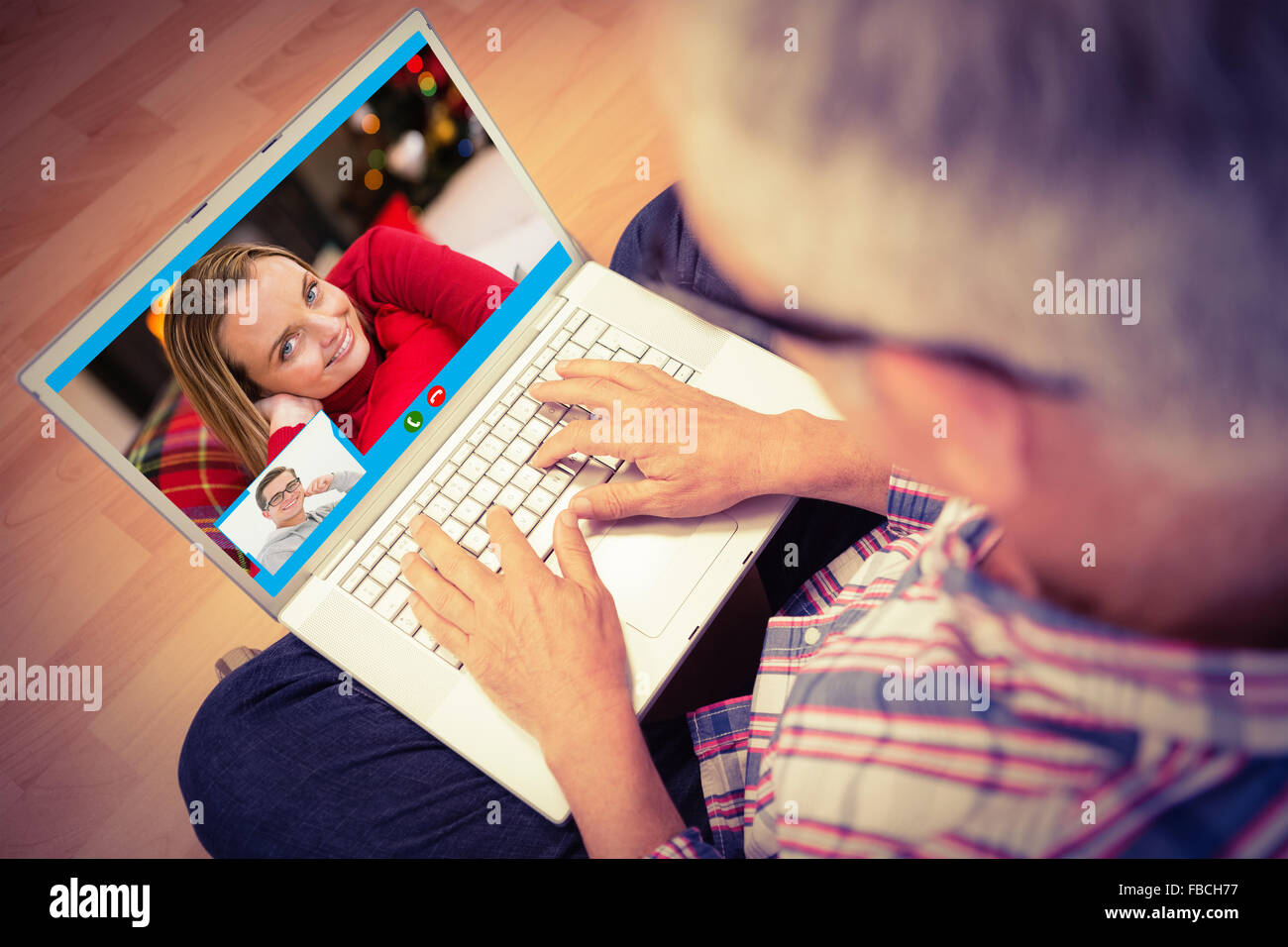 Man sitting desk using laptop hi-res stock photography and images - Alamy