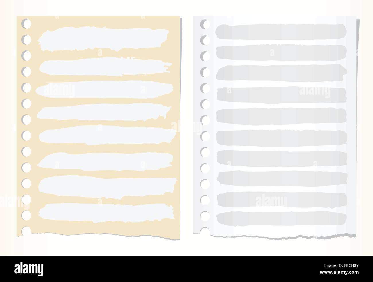 Brown brush strokes Stock Vector Images - Alamy