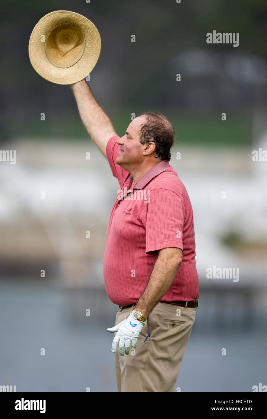 February 12, 2010; Pebble Beach, CA, USA; ESPN commentator Chris Berman ...