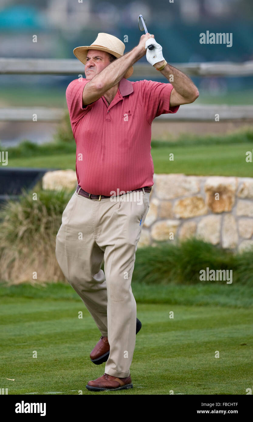 February 12, 2010; Pebble Beach, CA, USA; ESPN commentator Chris Berman ...