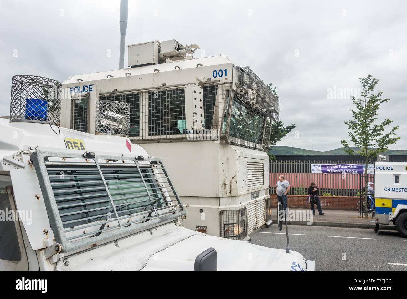 Northern ireland water cannon hi-res stock photography and images - Alamy