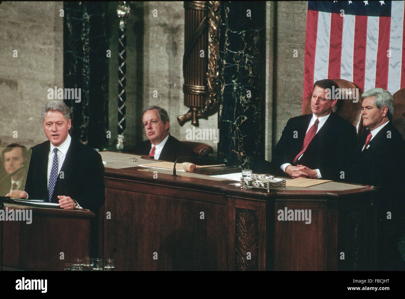 Washington, DC., USA, 24th January,1995 President William Jefferson ...
