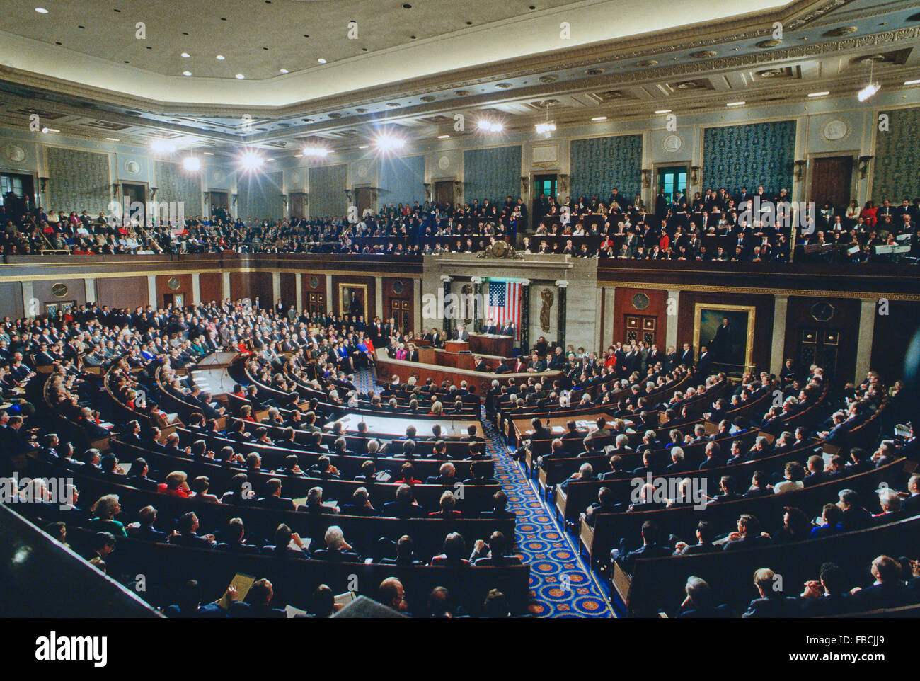Washington, DC., USA, 24th, January, 1995 President William Jefferson ...
