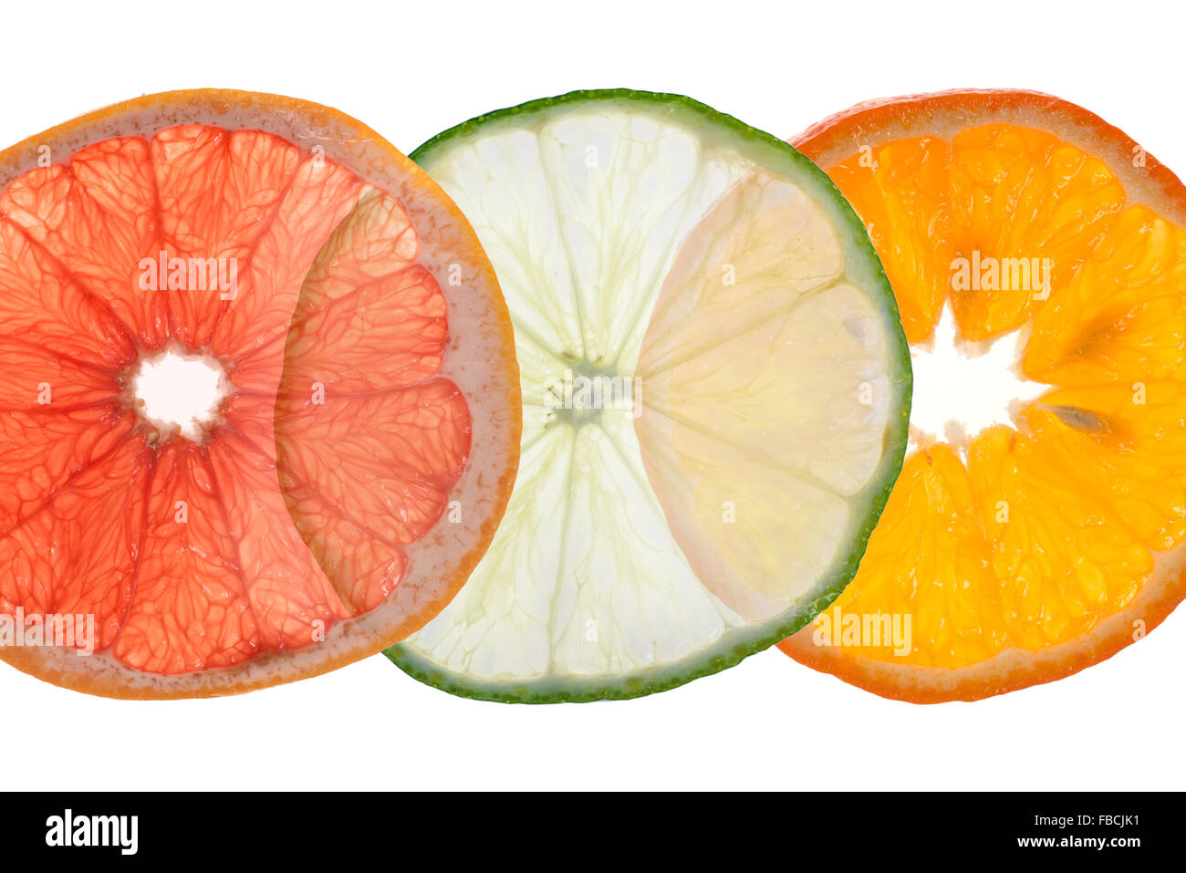 sliced citrus fruit Stock Photo - Alamy