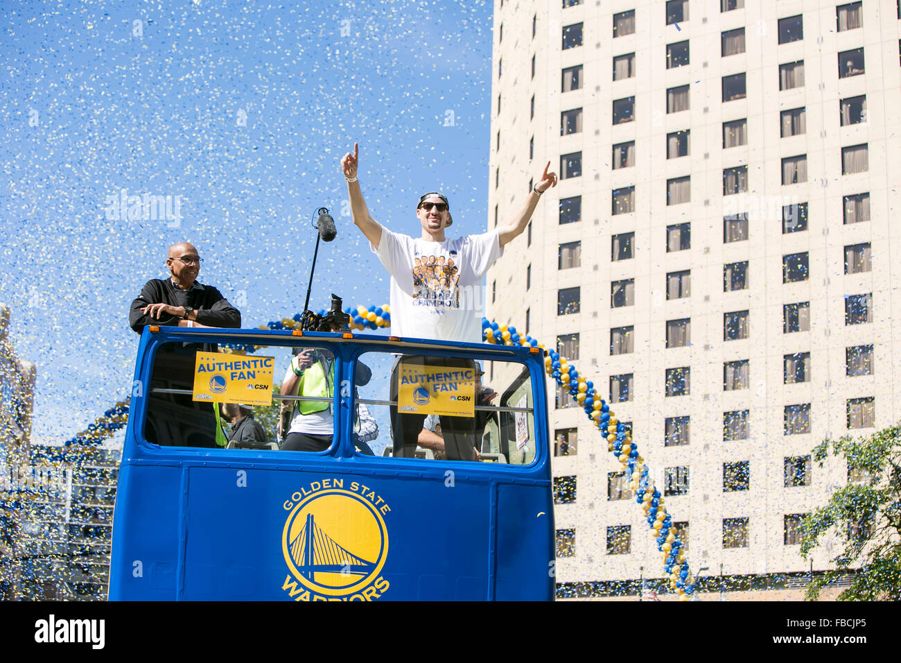 Golden State Warriors Parade Stock Photo - Alamy