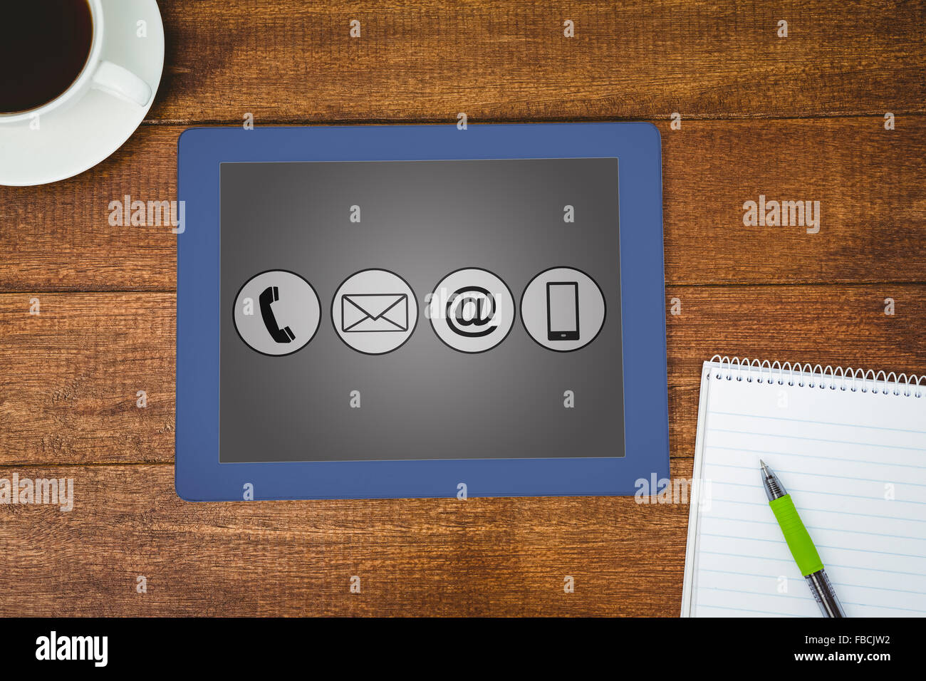 Composite image of communication apps Stock Photo - Alamy