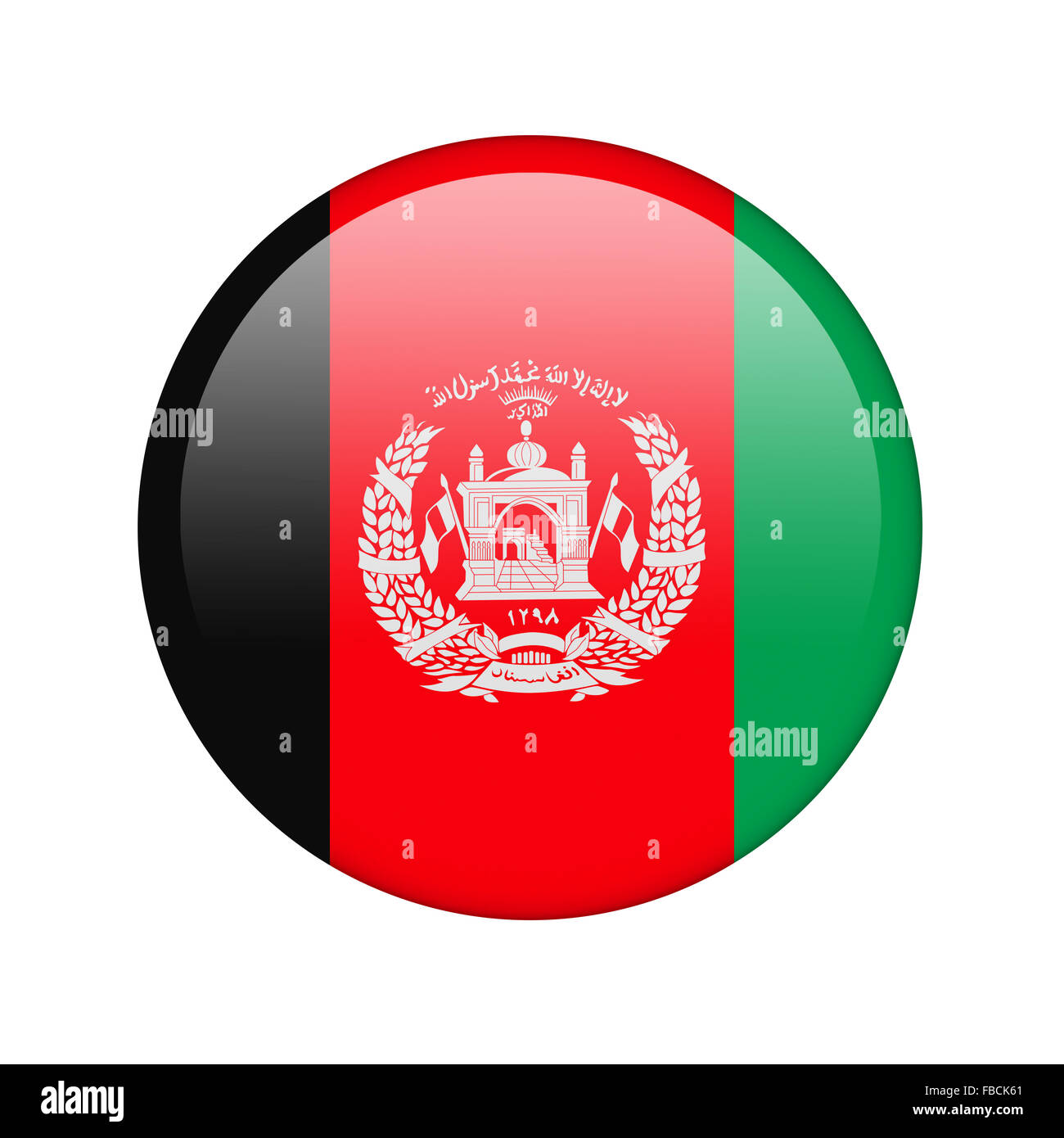 The Afghan flag Stock Photo - Alamy