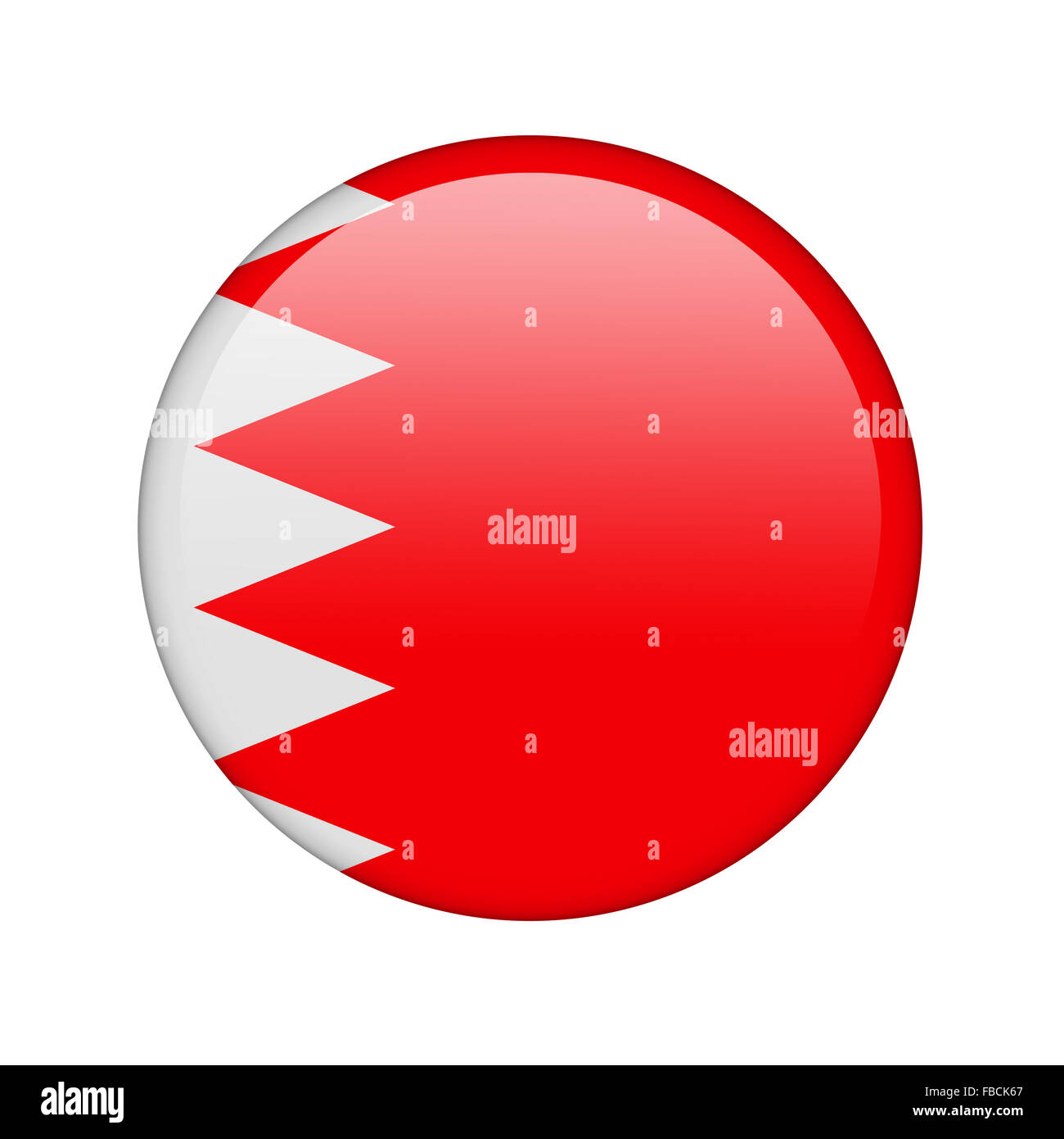 The Bahraini flag Stock Photo - Alamy