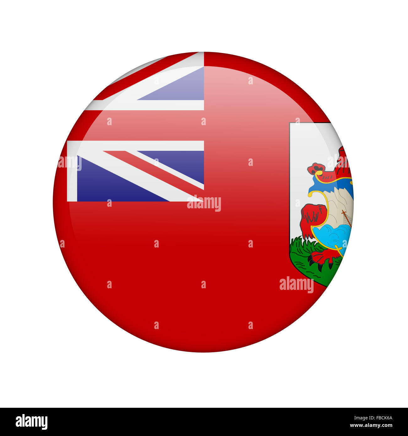 The Bermuda Islands flag Stock Photo - Alamy