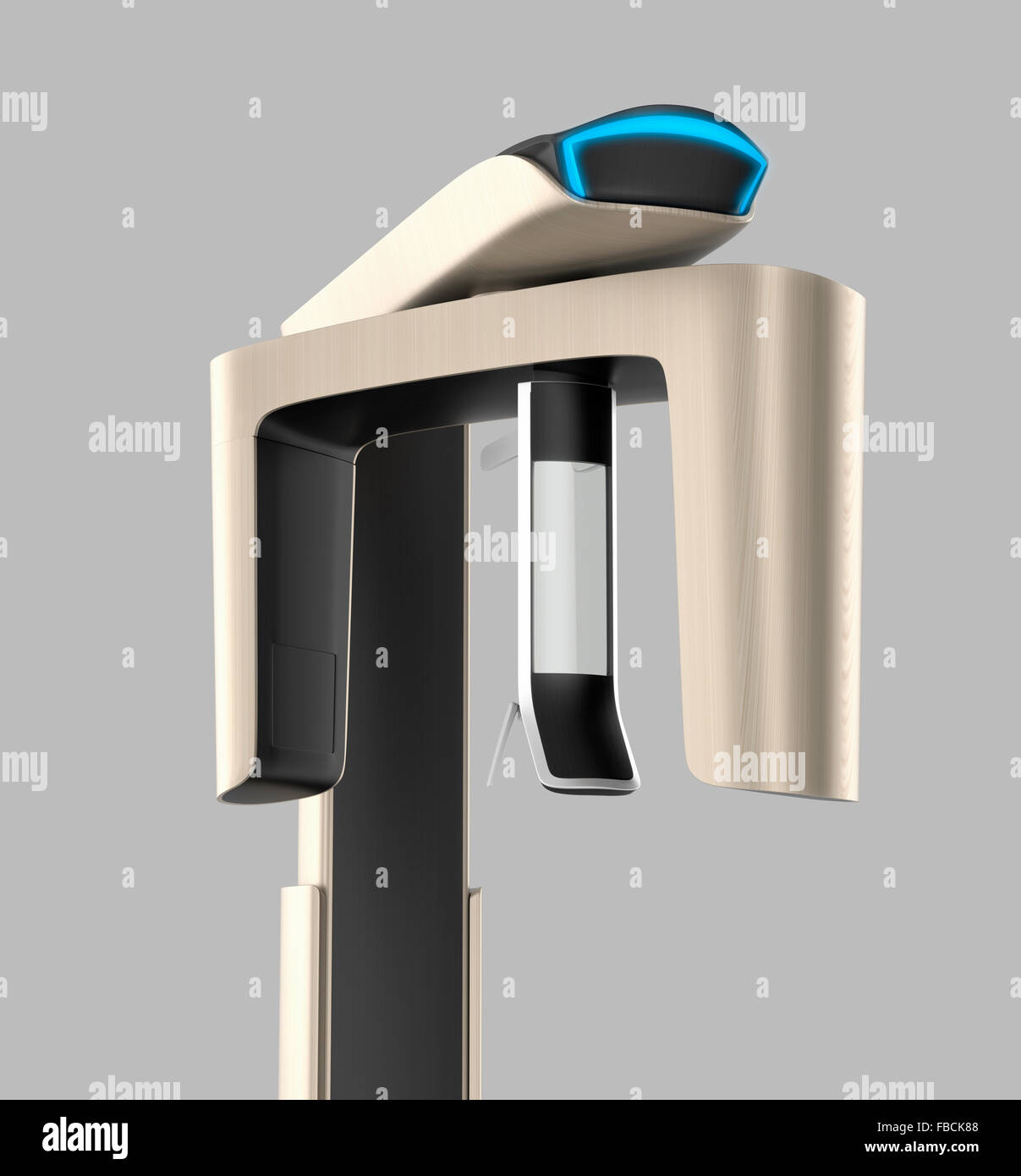 Stylish dental CBCT with blue light indicator. Original design Stock ...