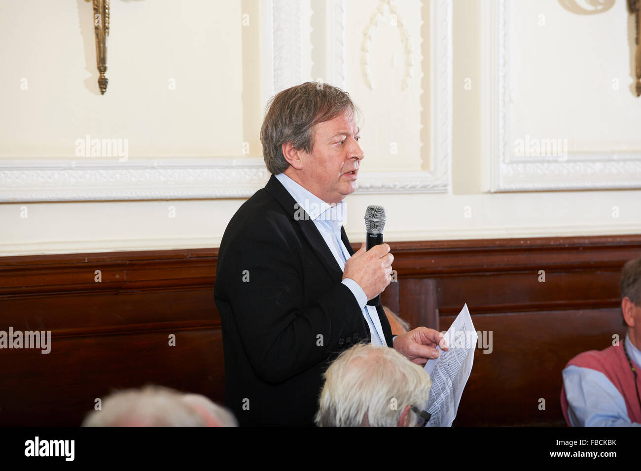 Adam Sisman at the Oldie Literary Lunch 12/01/16 Stock Photo - Alamy