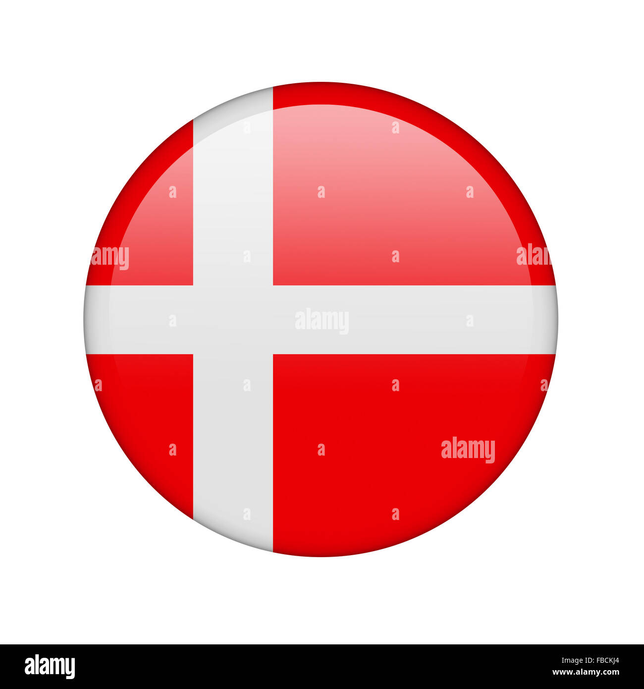 The Danish flag Stock Photo - Alamy