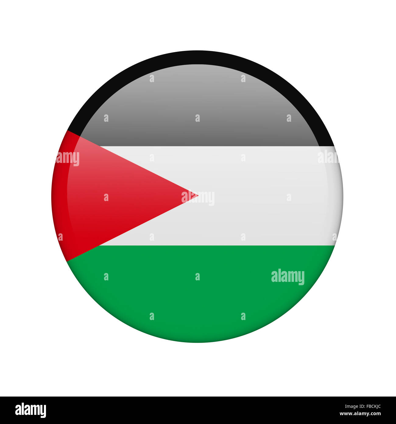 The Jordanian flag Stock Photo - Alamy