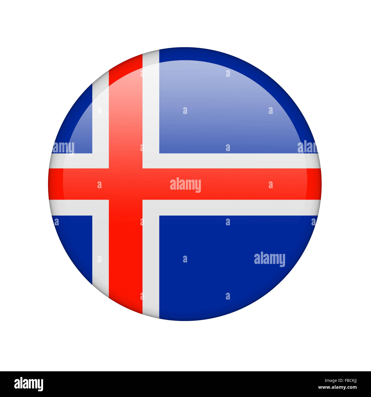 The Icelandic flag Stock Photo - Alamy