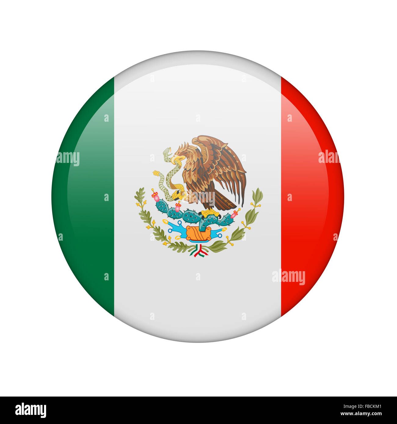 The Mexican flag Stock Photo - Alamy