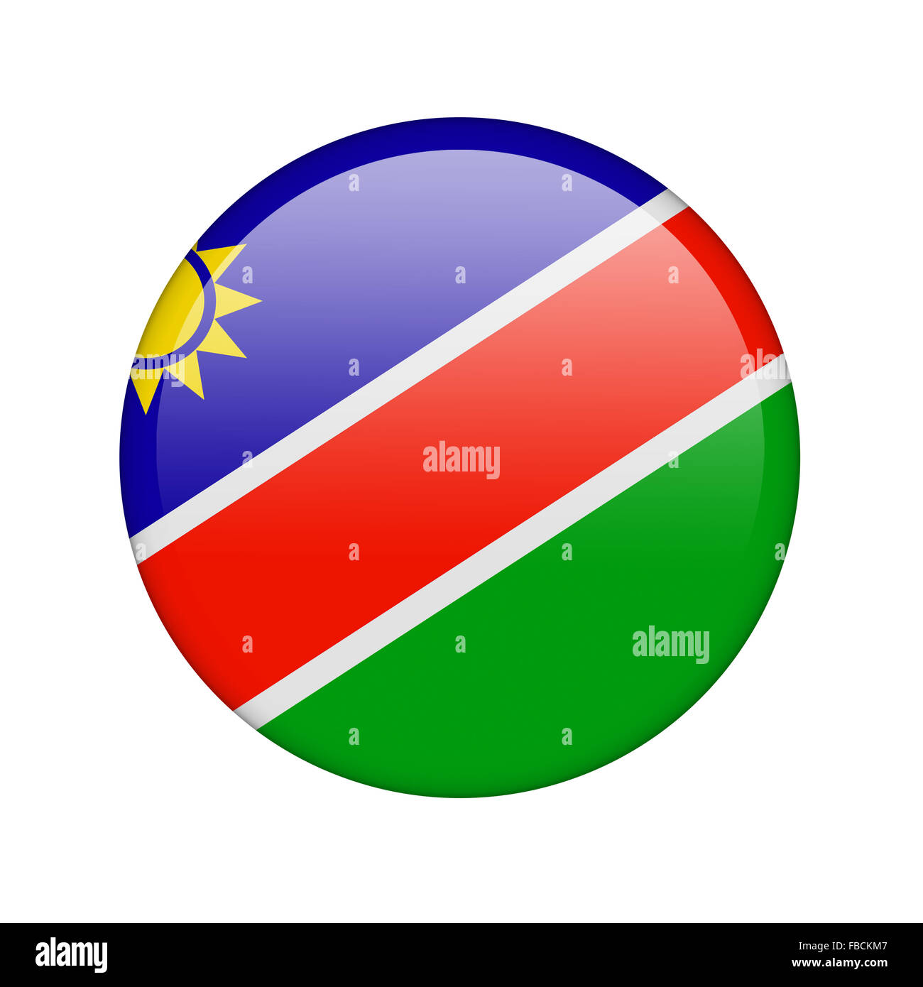 The Namibia flag Stock Photo - Alamy