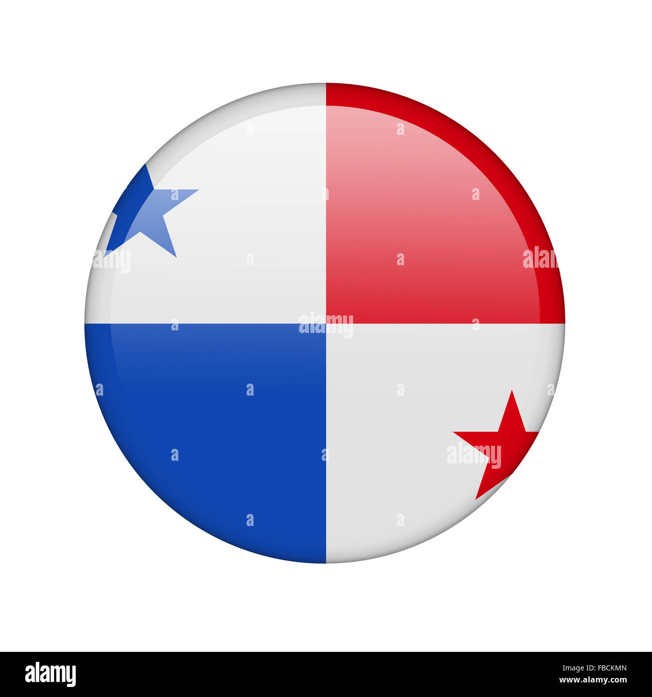 The Panama flag Stock Photo - Alamy